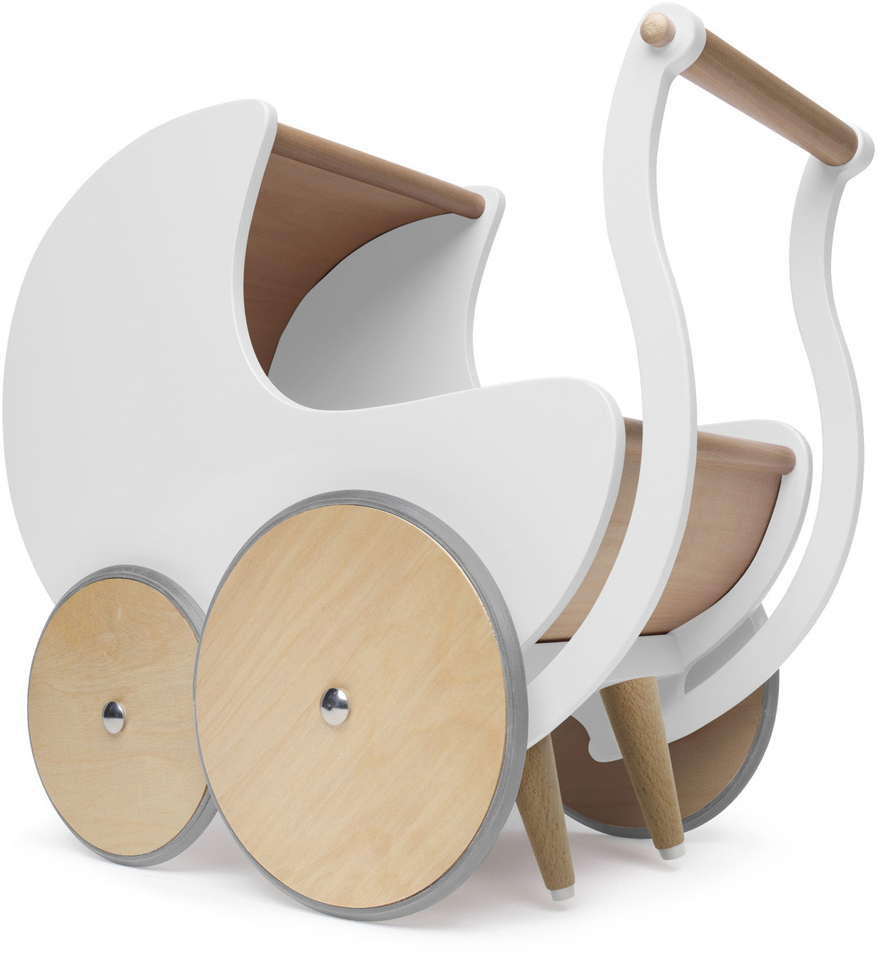 Kinderfeets | Lernlaufwagen Pram | White – Funwheel